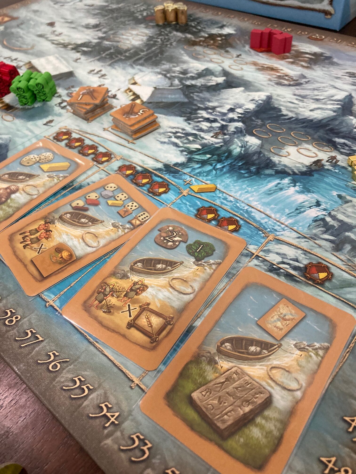 Ep 43. Stone age anniversary board game มนุษย์หิมะ ปะทะหมีขาว ...