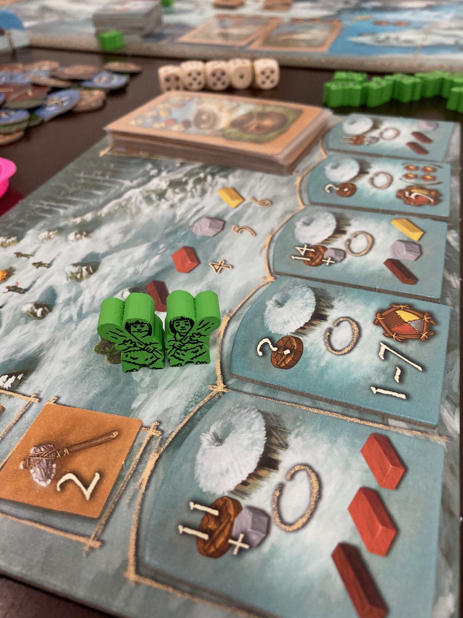 Ep 43. Stone age anniversary board game มนุษย์หิมะ ปะทะหมีขาว ...